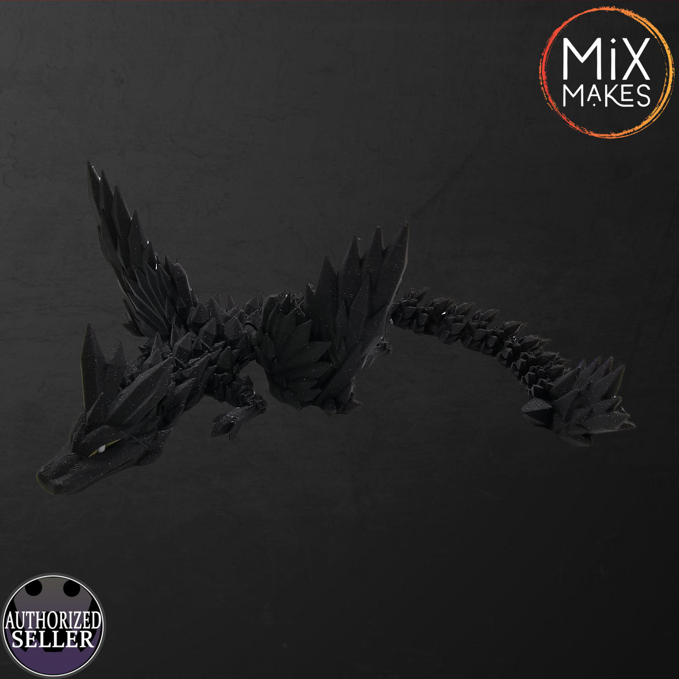 Fourth Wing Inspired Dragons Tairn and Andarna – Mix Makes